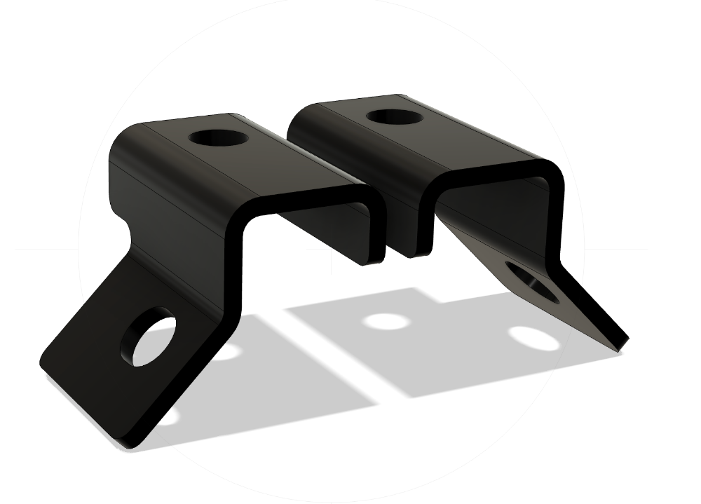 PLM Nissan S13 180SX Rear Seat Belt Shoulder Bracket Assembly LH & RH