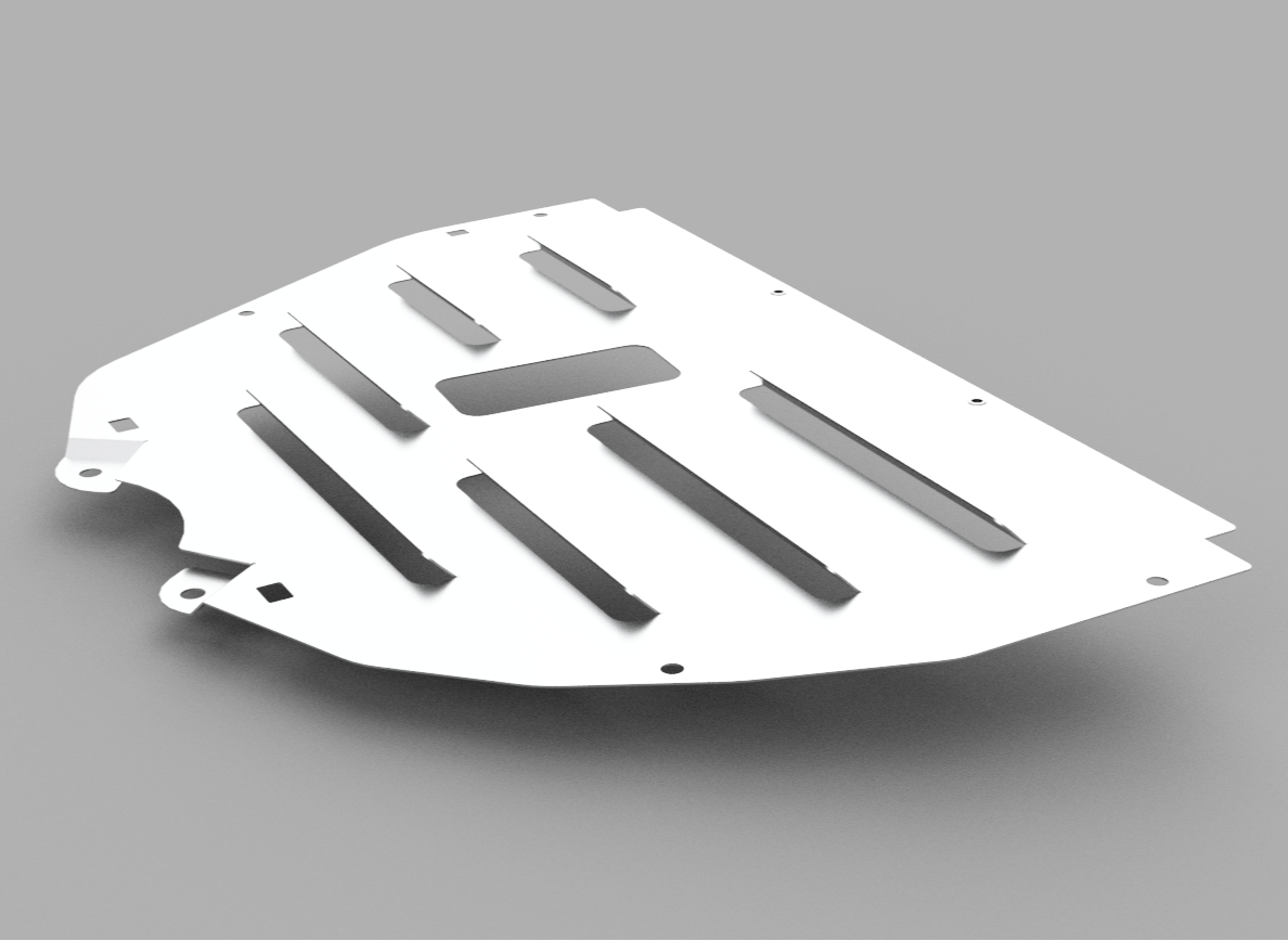 PLM Vented Engine Splash Guard Plate - 23+ Civic Type R FL5 Integra Ty ...