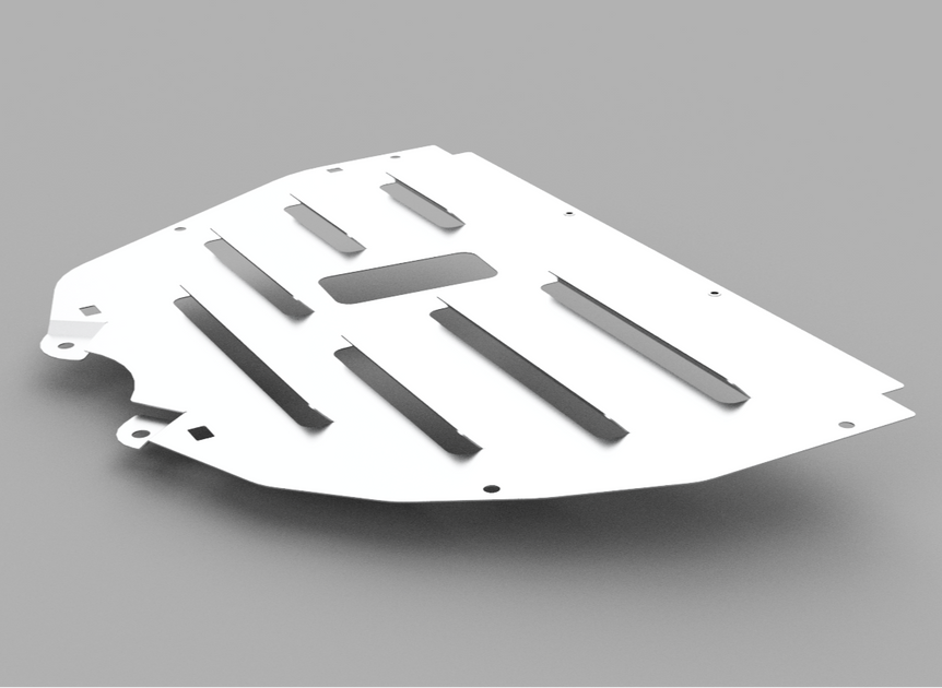 PLM Vented Engine Splash Guard Plate - 23+ Civic Type R FL5 Integra Ty ...