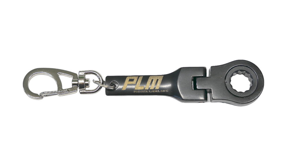 PLM Keychain 10mm Ratchet Wrench