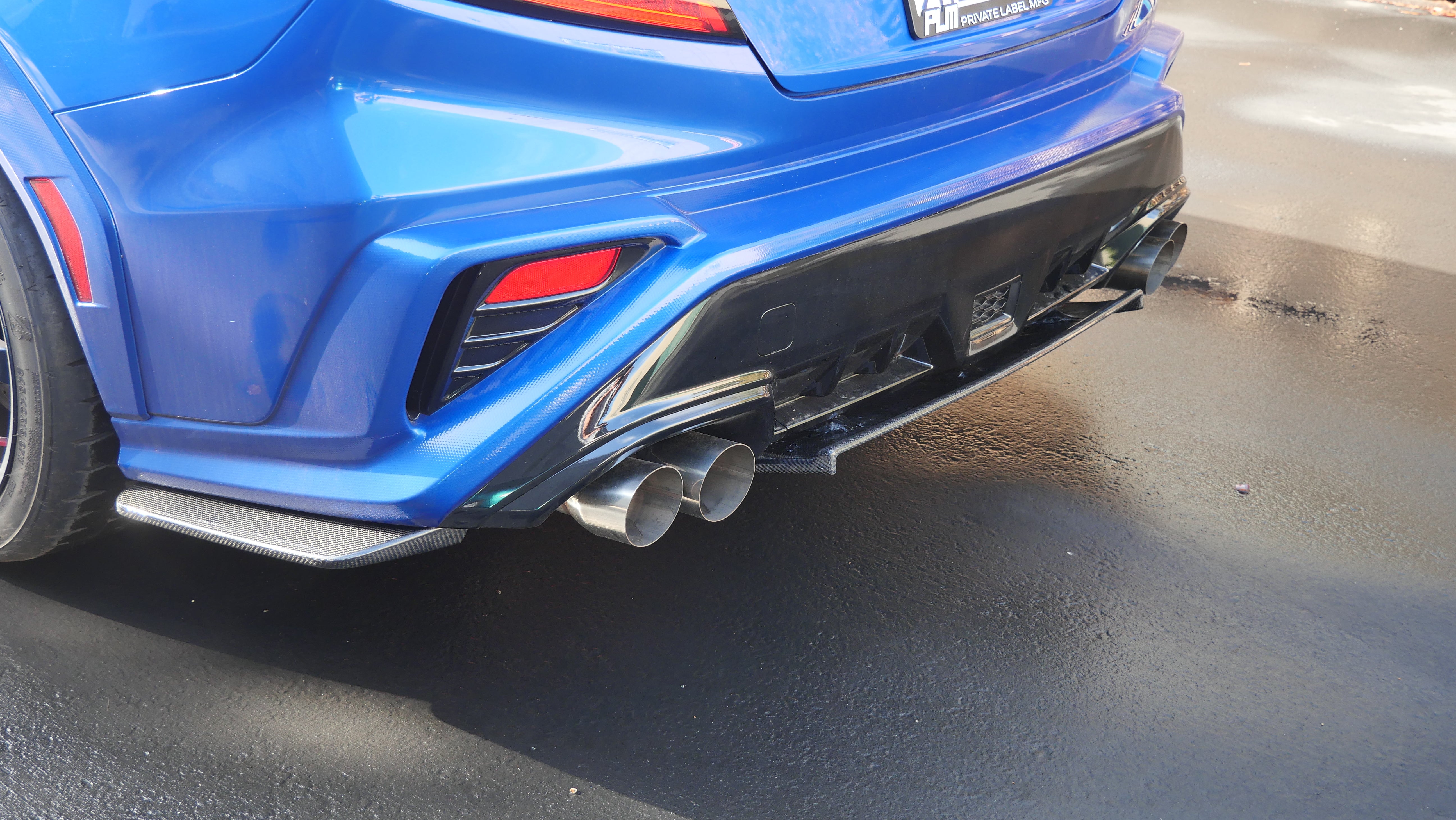 PLM 2022+ Subaru WRX VB 3-Piece Carbon Fiber Rear Diffuser – Private ...