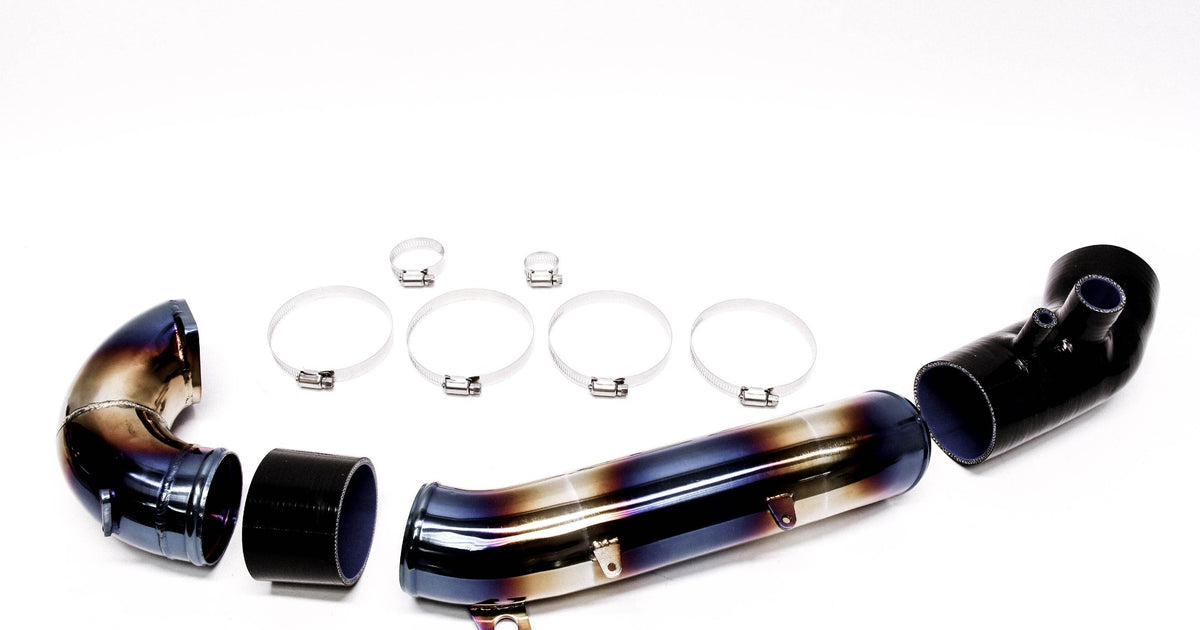 PLM Turbo Inlet Pipe Kit Stainless Burnt Blue - 2017+ FK8 Civic Type R ...