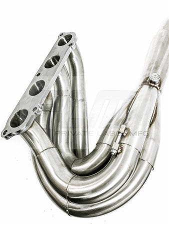 PLM Power Driven K-Series Hood Exit Race Header (4-1 Megaphone) Non-Le