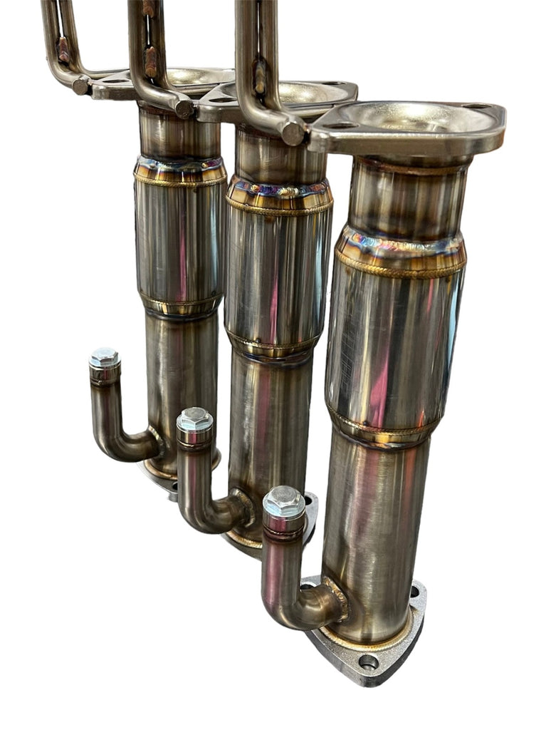 PLM K-Series K24 K20 FG Header V2 with Bolt-On Catalytic Converter